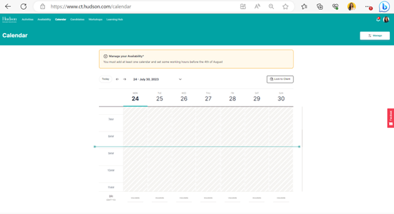 How do I synchronise my calendars and set my availability on the JA ...